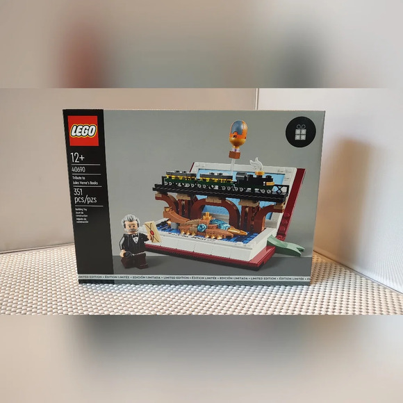 Lego | Toys | Lego 4690 Tribute To Jules Vernes Books Limited Edition ...